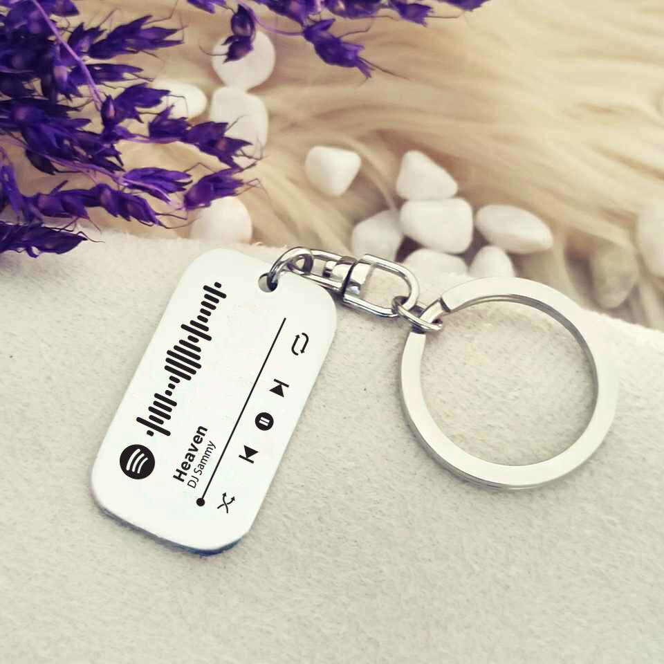 Personalised Spotify Music Tag Keyring - BUY ONE GET ONE FREE – BELLE FEVER