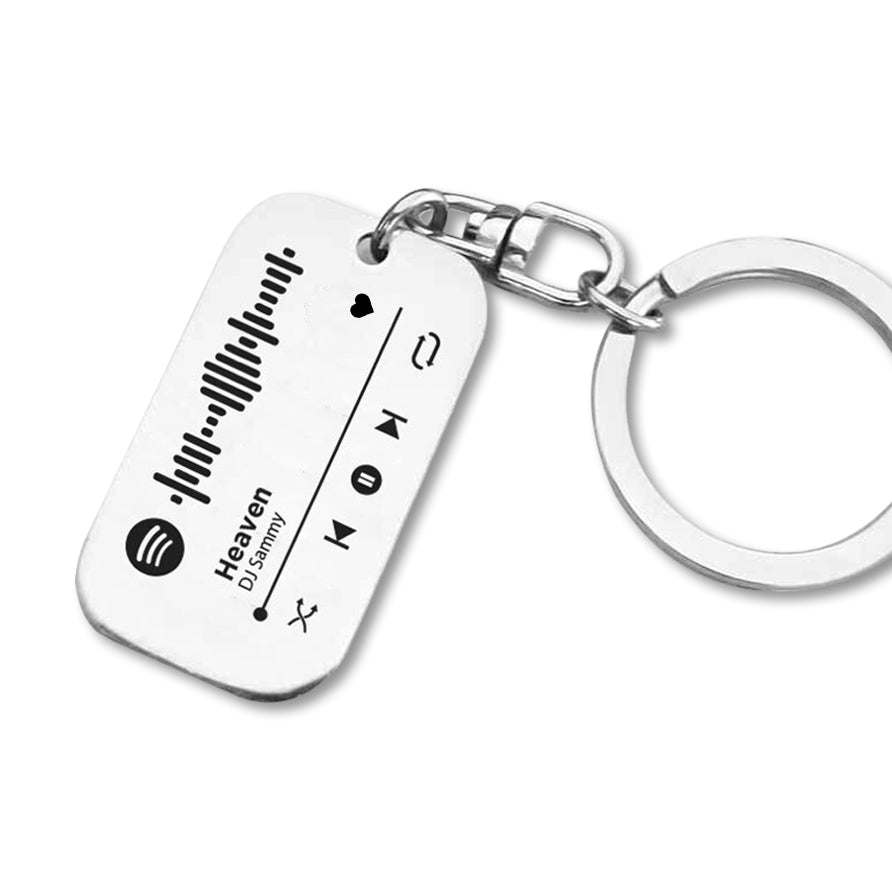 Personalised Spotify Music Tag Keyring - BUY ONE GET ONE FREE – BELLE FEVER