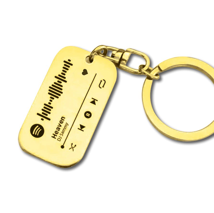 Personalised Spotify Music Tag Keyring - BUY ONE GET ONE FREE – BELLE FEVER