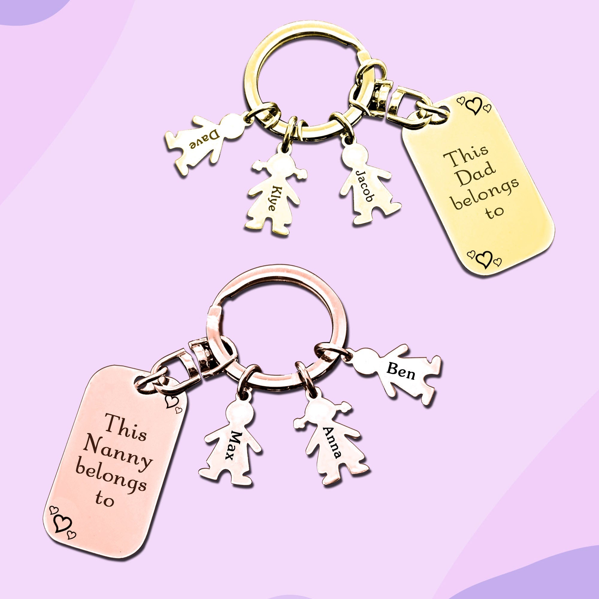 Personalised Kids Love Keyring Tag - Buy One Get One Free Offer – BELLE ...